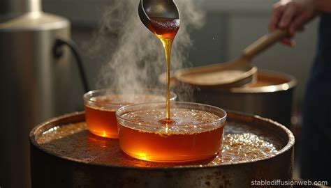 Maple Syrup Factory Process Stable Diffusion Online