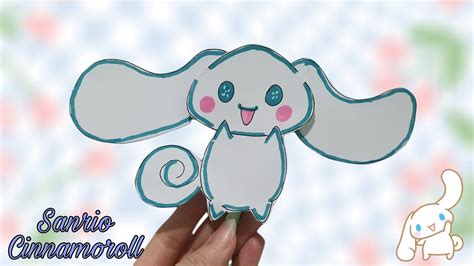 How To Make Cute Cinnamoroll Paper Doll Sanrio Caracter Cinnamoroll Youtube