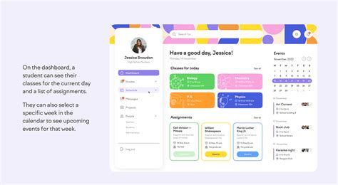 School Management System Dashboard On Behance
