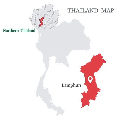 Maps Of Northern Thailand With 9 Province Chiang Mai Chiang • Wall