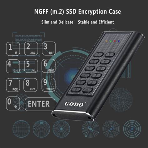 M 2 Ngff To Usb3 0 6gbps Encryption M 2 Ssd Solid State Hard Disk Drive