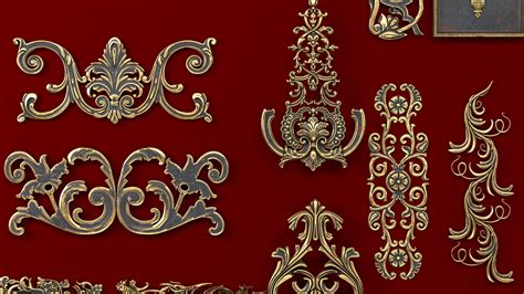 Artstation 4k Classical Ornaments Resources
