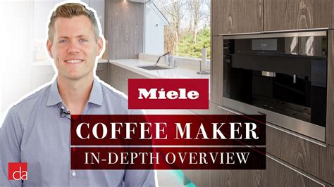 Miele Coffee Machine Built In Espresso Maker Overview Youtube