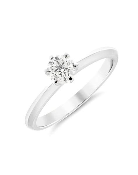 Solitario Sei Griffe Con Diamante Naturale Di Vari Carati Scermino