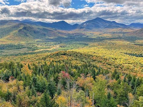 Upstate Ny Fall Foliage Map Some Mountain Towns Halfway To Peak Colors