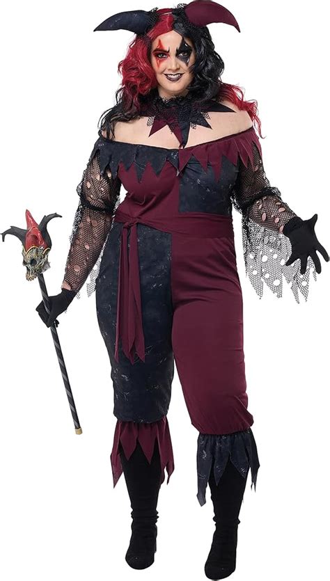 Cute Female Jester Makeup