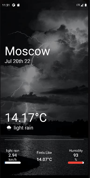 Weather App Using The Api Key