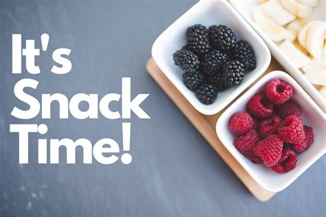 Its Snack Time Charles County Public Library