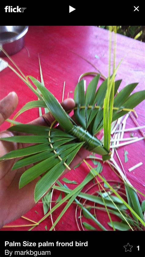 Palm Leaf Bird Leaf Crafts Floral Craft Palm Sunday Crafts