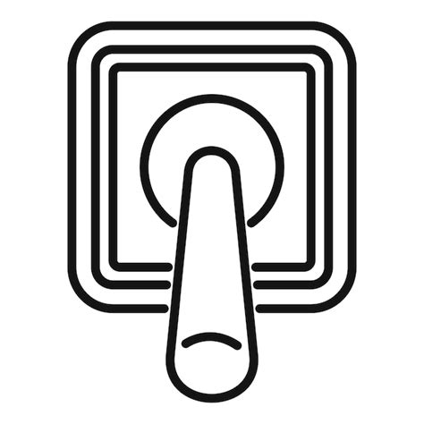 Premium Vector House Breaker Icon Outline Vector Safety Panel Switch Fuse