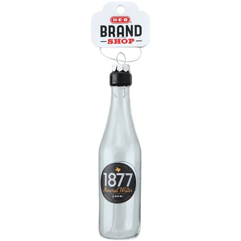 H E B Brand Shop 1877 Mineral Water Bottle Ornament Shop Seasonal