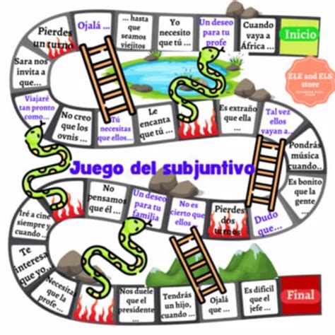 Tablero Presente De Subjuntivo Oral Practice Ele Subjuntive Mood