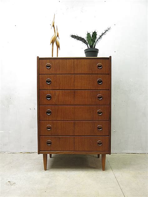 Mid Century Design Cabinet Chest Of Drawers Vintage Design Ladenkast Xl Bestwelhip