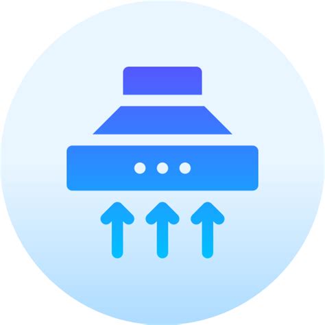 Extractor Hood Basic Gradient Circular Icon
