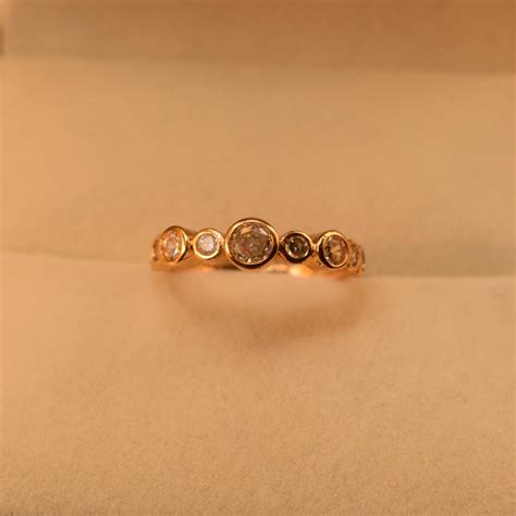 Stylish Elegant Design 24k Gold Plated Ring For Girlswomen