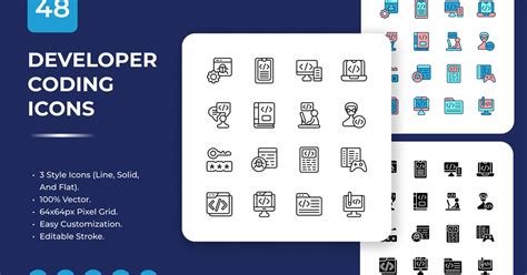 Developer Coding Icon Pack Icons Ft Developer And Icon Envato