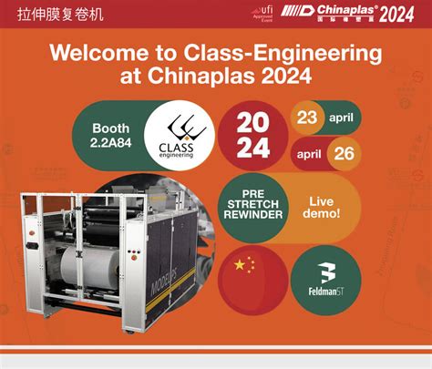 Classengineering Chinaplas Chinaplas2024 Modelps Rewinders