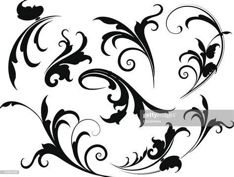 Scroll Component Set High Res Vector Graphic Getty Images
