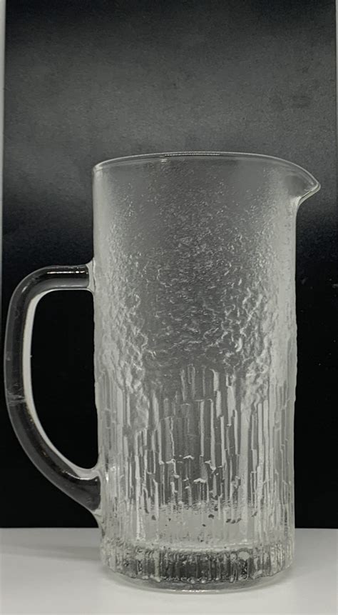 Vintage Icicles Glass Jug 18cm Vintage Keepsakes