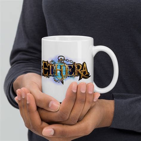 White Glossy Mug Ethera Hosting