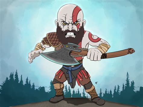 How To Draw Chibi Kratos