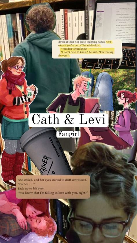 Cath And Levi Collage Fangirl Rainbow Rowell Fangirl Book Fangirl