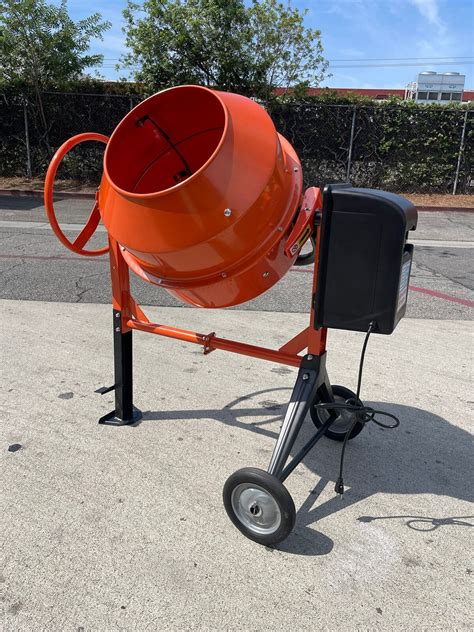 Homemade Electric Cement Mixer