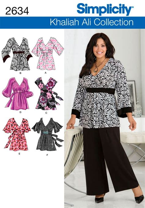 Simplicity Patterns Plus Size Tops