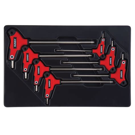 Sunex Tools Star Hex Key Set 7piece Drive Type Combination Model 9857t Northern Tool