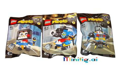 Lego Mixels Series 9 Newzers Screeno Camsta And Myke 3 Pack