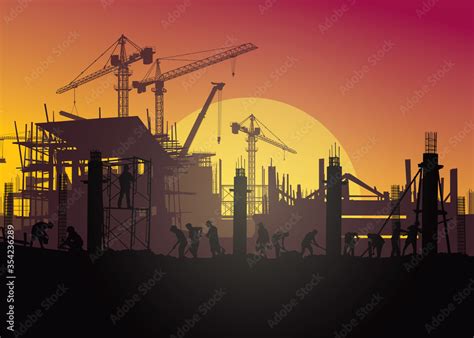 Construction Vector Backgroundconstruction Info Graphics Book Cover