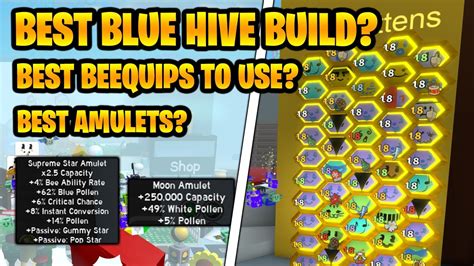 Best Blue Hive Build In Bee Swarm Simulator Youtube