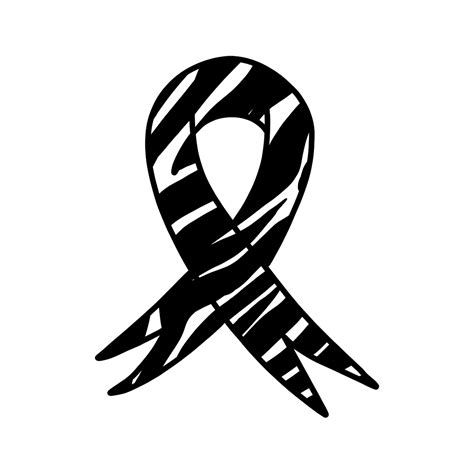 Zebra Print Ribbon 14968232 Png