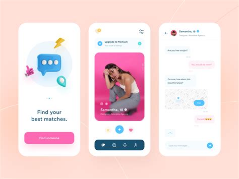 Dating App Ui Design Templates In Adobe Xd Ui Kits