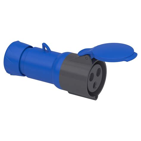 Industrial Socket Schneider Mobile Socket 3x32a Bluewhite Ip45 Pkf32m