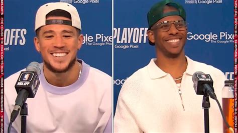 Devin Booker & Chris Paul Talk Game 2 Win vs Clippers, Postgame Interview - YouTube