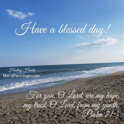 Have A Blessed Day Beach Image Have A Blessed Day In The Lord