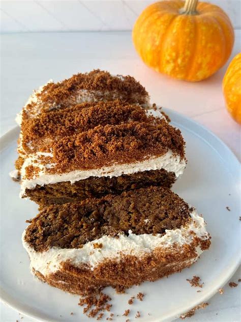 Frosted Pumpkin Bread Lesswithlaur