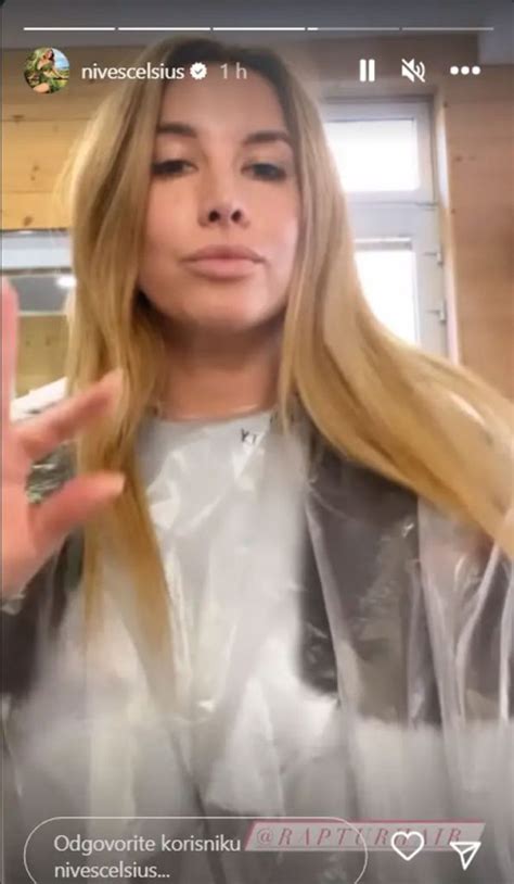 Pohvalila Se Na Društvenim Mrežama Nives Celzijus Drastično Promijenila Izgled Foto Bl Portal