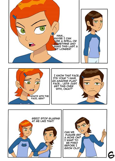 Ben Turned Into Gwen Page 6 Full Color By Isabellepixxx On Deviantart