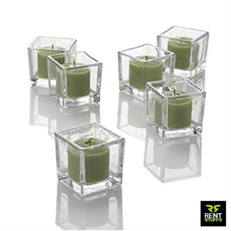 Mini Glass Cube Candle Holders For Rent Rent Stuffs