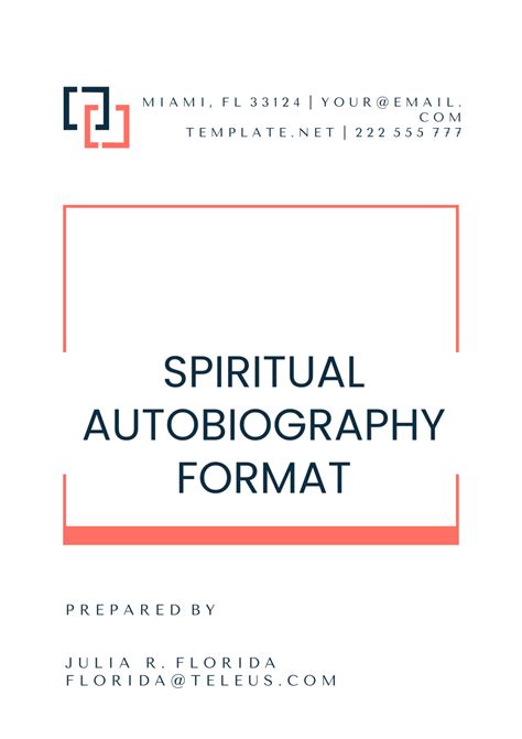 Free Autobiography Templates To Edit Online And Print
