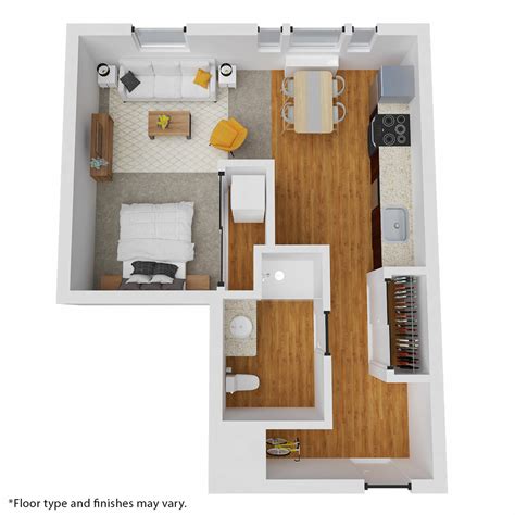 Modern Apartment Floor Plans In Portland Or At The Cameron