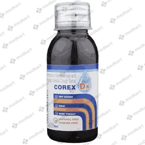 Corex Dx Syrup 100 Ml Uses Side Effects Composition And Price Medkart