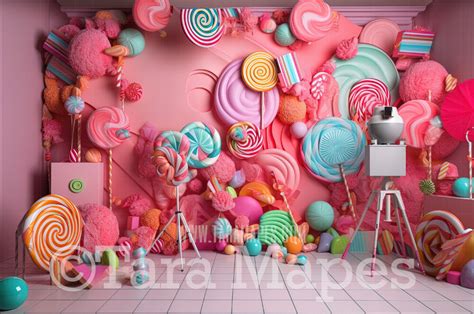 Candyland Party Background