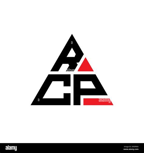 Rcp Triangle Letter Logo Design With Triangle Shape Rcp Triangle Logo Design Monogram Rcp