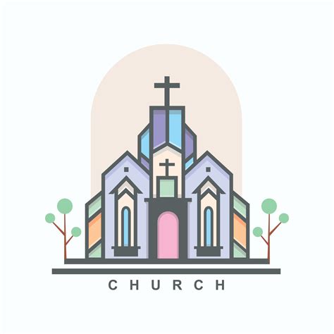 Church Icon Vector Design And Illustration 8101549 Vector Art At Vecteezy