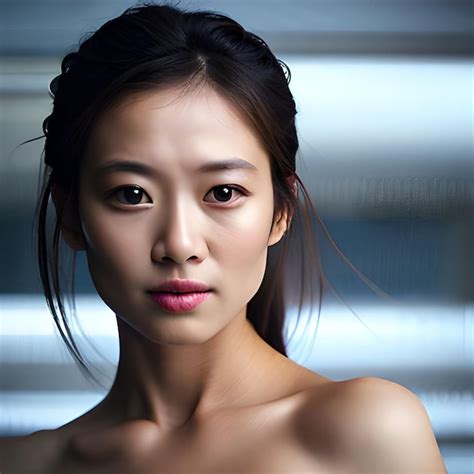 Premium Ai Image Attractive Beautiful Asian Girls Portrait