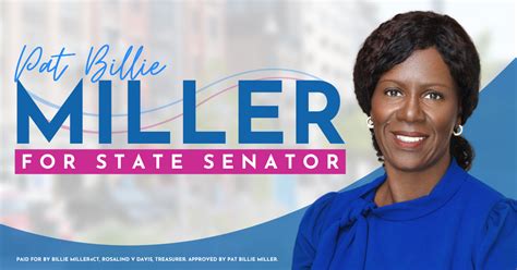 Re Elect State Senator Pat Billie Miller