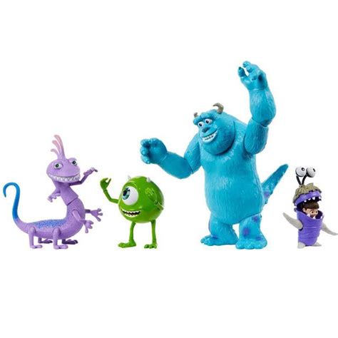 Conjunto De Figura Disney Pixar Monstros S A Mattel Bonecos